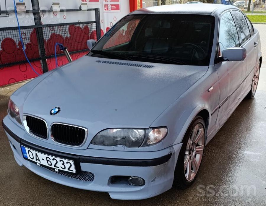 Pelēks BMW 320 2003 Ventspils, ar dzinēja tilpumu 2.00 L un nobraukumu 300 tūkst. km par 1900 €, foto 1 vietnē AUTOMOTO.COM.LV