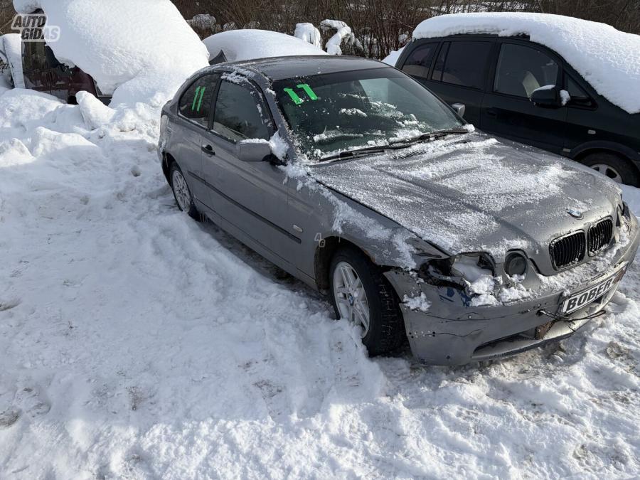 Grey BMW 320 2004 in Plunge, with an engine capacity of 2.00 L and mileage of 333 thousand km for 650 €, photo 2 on AUTOMOTO.COM.LV