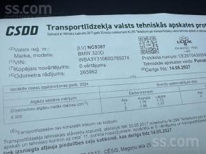 Серый БМВ 320 2014 в Цесис, объемом двигателя 2.00 л и пробегом 260 тыс. км за 10400 €, фото 26 на AUTOMOTO.COM.LV