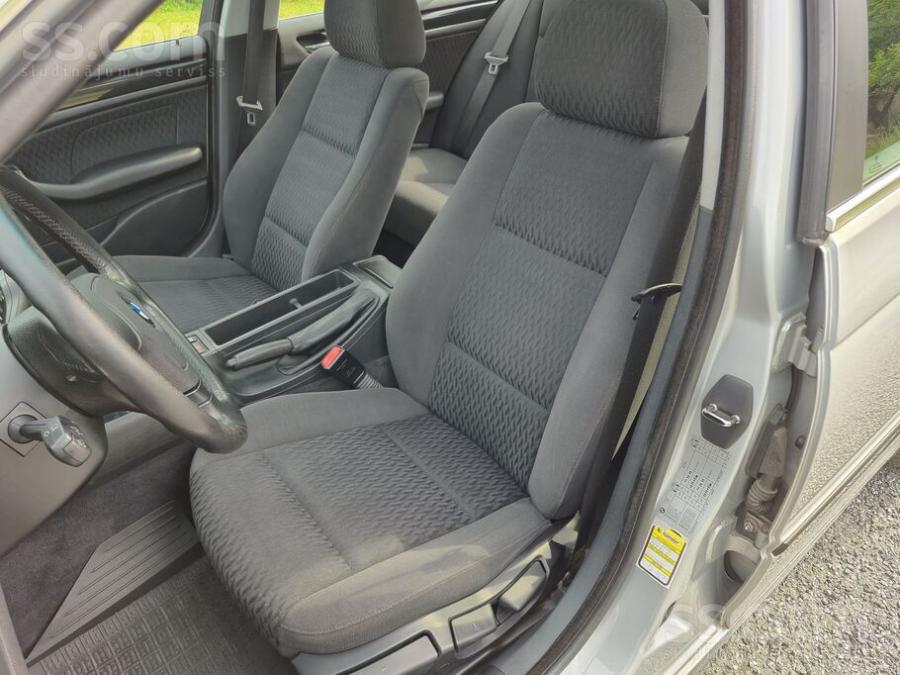 Grey BMW 320 1998 in Riga, with an engine capacity of 2.00 L and mileage of 223 thousand km for 2900 €, photo 11 on AUTOMOTO.COM.LV