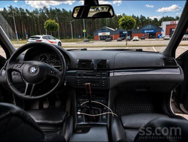 Grey BMW 320 1998 in Riga, with an engine capacity of 3.00 L and mileage of 345 thousand km for 2500 €, photo 5 on AUTOMOTO.COM.LV