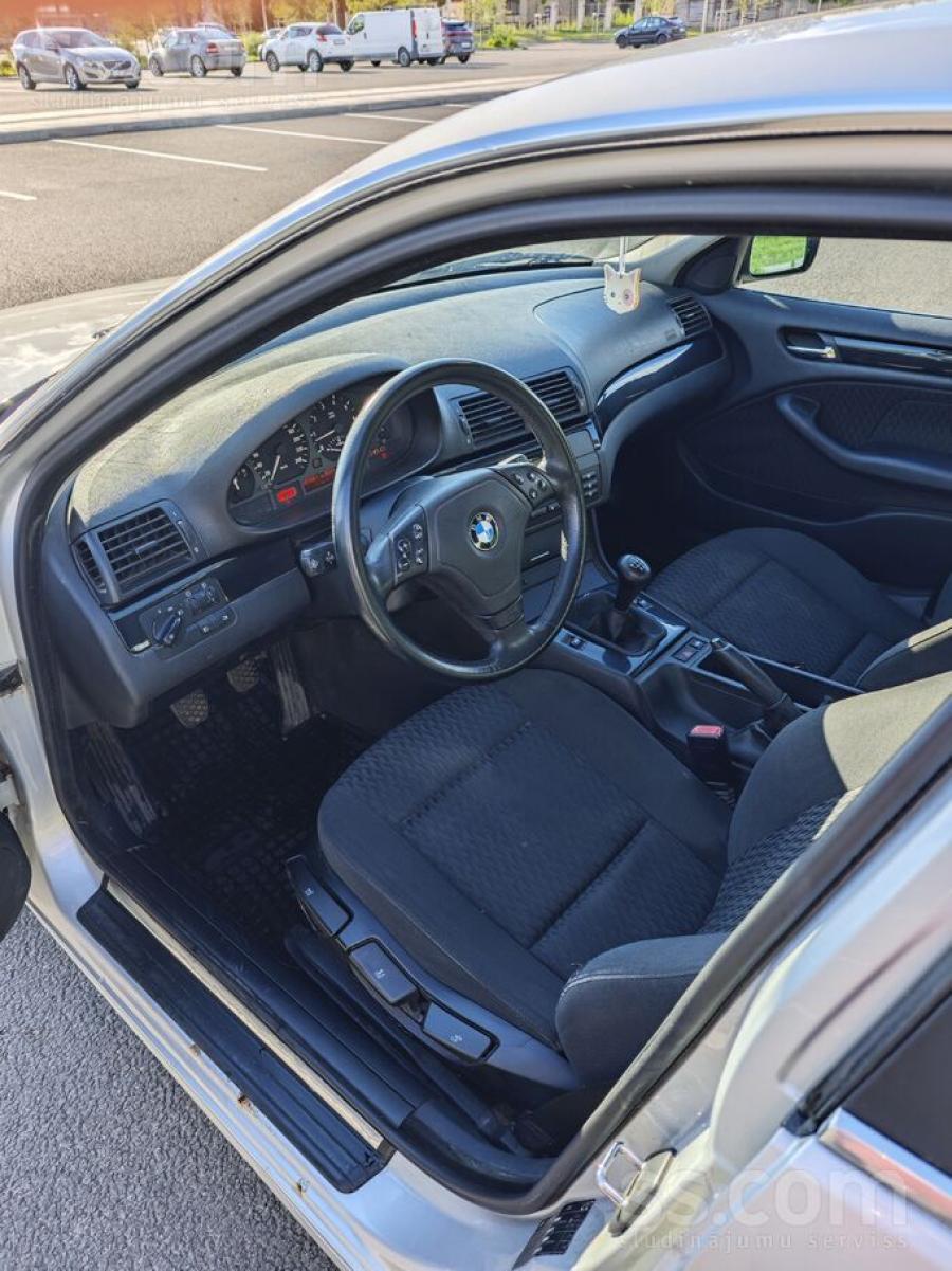 Grey BMW 320 1998 in Jelgava, with an engine capacity of 2.00 L and mileage of 305 thousand km for 1499 €, photo 6 on AUTOMOTO.COM.LV