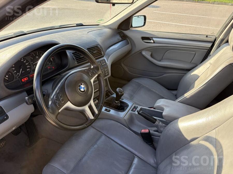 Grey BMW 320 1998 in Riga, with an engine capacity of 2.00 L and mileage of 292 thousand km for 2200 €, photo 7 on AUTOMOTO.COM.LV