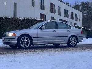 Grey BMW 320 1999 in Vilnius, with an engine capacity of 1.99 L and mileage of 332 thousand km for 1850 €, photo 11 on AUTOMOTO.COM.LV