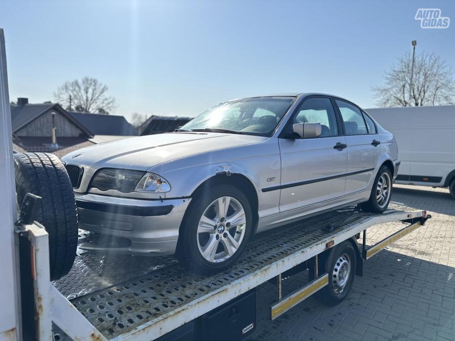 Grey BMW 320 1999 in Ukmerge, with an engine capacity of 2.00 L and mileage of 400 thousand km for 450 €, photo 1 on AUTOMOTO.COM.LV