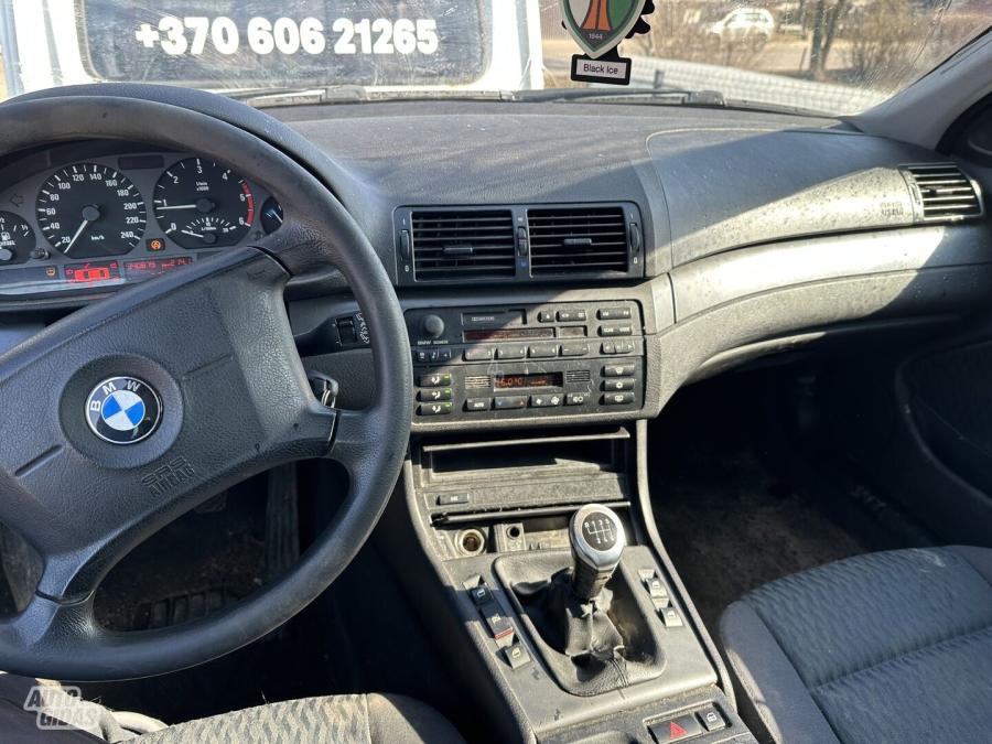 Grey BMW 320 1999 in Ukmerge, with an engine capacity of 2.00 L and mileage of 400 thousand km for 450 €, photo 11 on AUTOMOTO.COM.LV