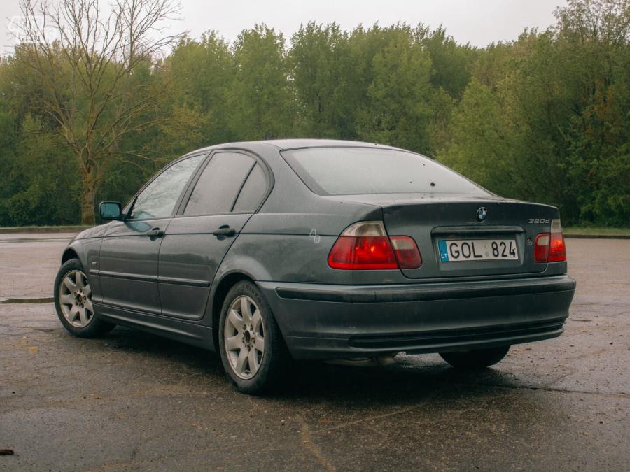 Grey BMW 320 2000 in Kaunas, with an engine capacity of 2.00 L and mileage of 365 thousand km for 1300 €, photo 12 on AUTOMOTO.COM.LV