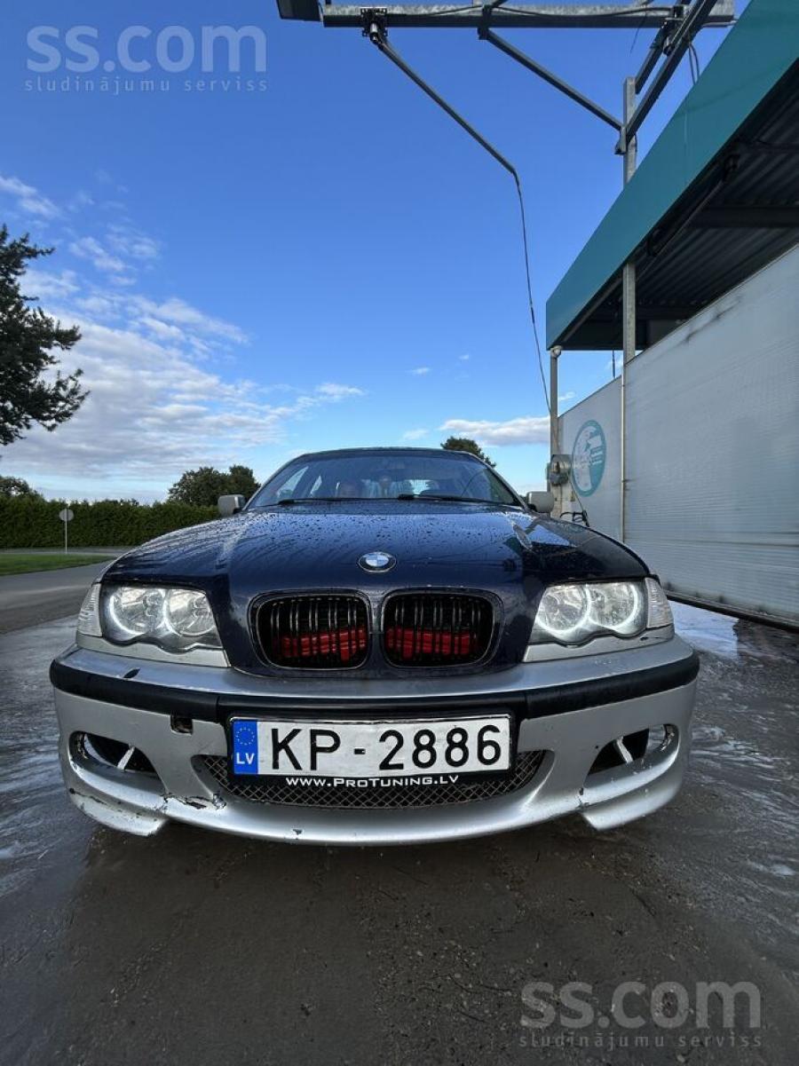 Grey BMW 320 2000 in Bauska, with an engine capacity of 2.00 L and mileage of 450 thousand km for 1050 €, photo 3 on AUTOMOTO.COM.LV