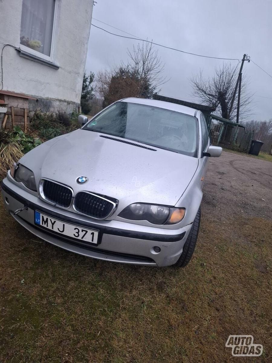 Grey BMW 320 2001 in Moletai, with an engine capacity of 2.00 L and mileage of 394 thousand km for 600 €, photo 1 on AUTOMOTO.COM.LV