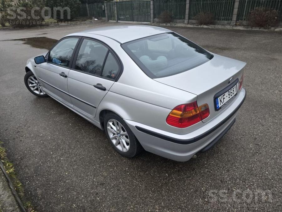 Grey BMW 320 2001 in Daugavpils, with an engine capacity of 2.00 L and mileage of 304 thousand km for 2700 €, photo 3 on AUTOMOTO.COM.LV