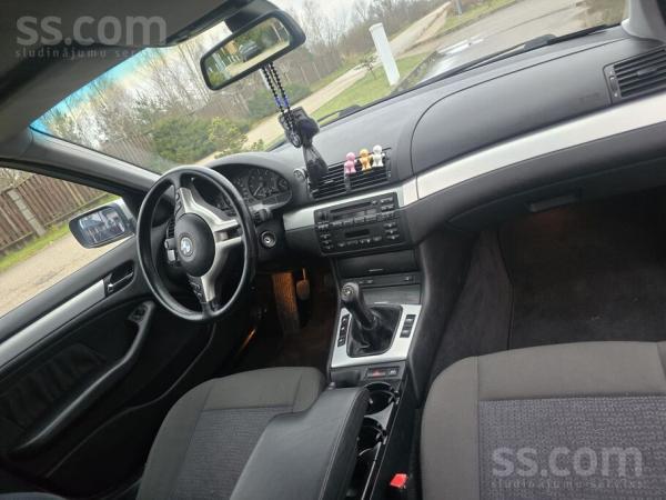 Pelēks BMW 320 2001 Daugavpils, ar dzinēja tilpumu 2.00 L un nobraukumu 304 tūkst. km par 2700 €, foto 7 vietnē AUTOMOTO.COM.LV