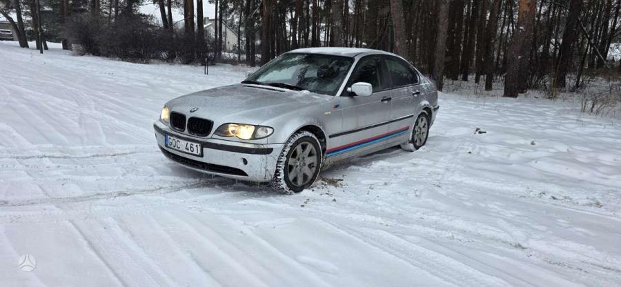 Pelēks BMW 320 2001 Kauņa, ar dzinēja tilpumu 2.00 L un nobraukumu 375 tūkst. km par 1350 €, foto 1 vietnē AUTOMOTO.COM.LV