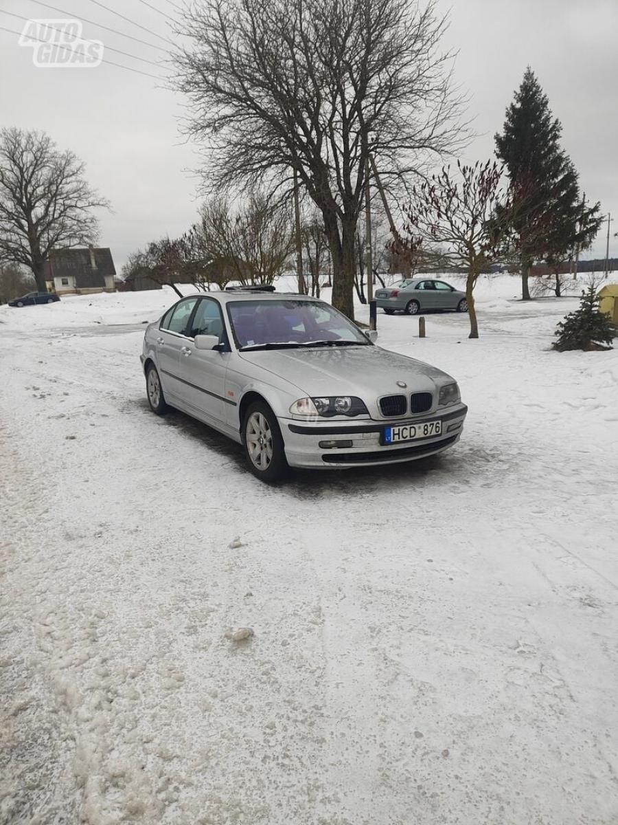 Pelēks BMW 320 2001 Lazdijai, ar dzinēja tilpumu 2.00 L un nobraukumu 282 tūkst. km par 999 €, foto 1 vietnē AUTOMOTO.COM.LV