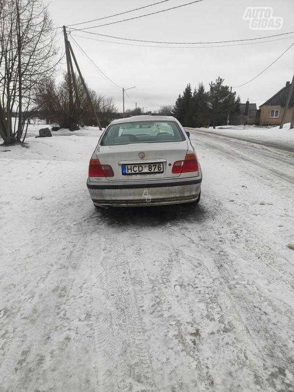 Grey BMW 320 2001 in Lazdijai, with an engine capacity of 2.00 L and mileage of 282 thousand km for 999 €, photo 4 on AUTOMOTO.COM.LV