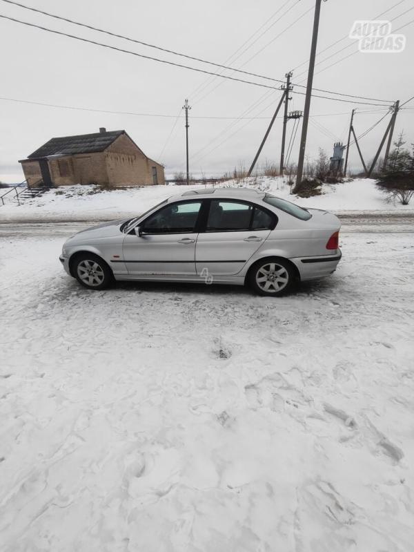 Grey BMW 320 2001 in Lazdijai, with an engine capacity of 2.00 L and mileage of 282 thousand km for 999 €, photo 6 on AUTOMOTO.COM.LV