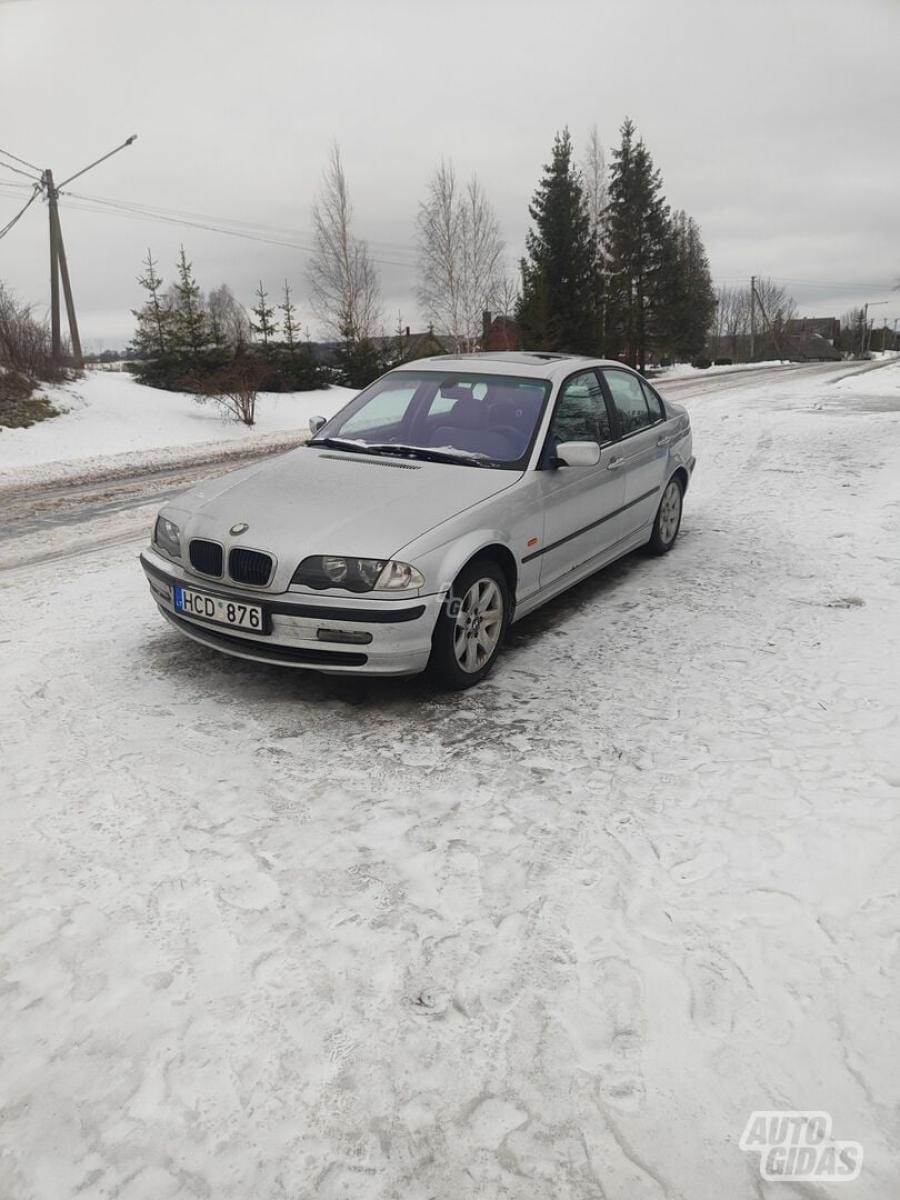 Pelēks BMW 320 2001 Lazdijai, ar dzinēja tilpumu 2.00 L un nobraukumu 282 tūkst. km par 999 €, foto 7 vietnē AUTOMOTO.COM.LV