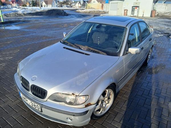 Grey BMW 320 2001 in Pabrade, with an engine capacity of 2.00 L and mileage of 288 thousand km for 1000 €, photo 2 on AUTOMOTO.COM.LV