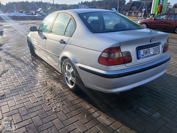 Grey BMW 320 2001 in Pabrade, with an engine capacity of 2.00 L and mileage of 288 thousand km for 1000 €, photo 4 on AUTOMOTO.COM.LV