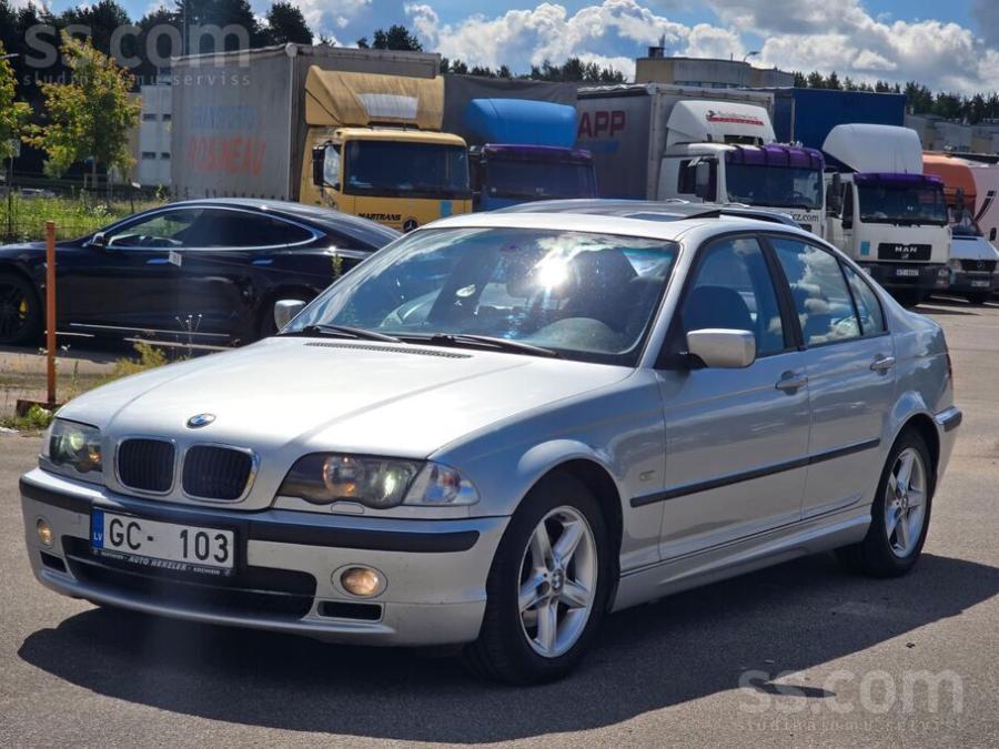 Grey BMW 320 2001 in Riga, with an engine capacity of 2.00 L and mileage of 426 thousand km for 2800 €, photo 4 on AUTOMOTO.COM.LV