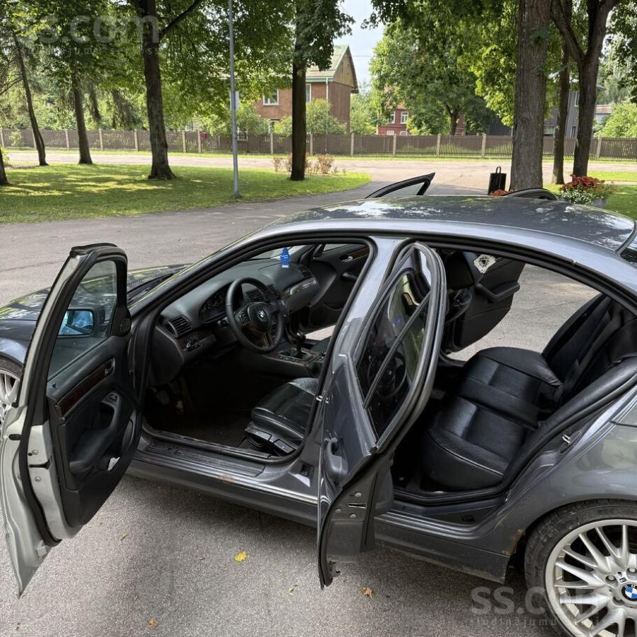 Pelēks BMW 320 2001 Rīga, ar dzinēja tilpumu 2.00 L un nobraukumu 369 tūkst. km par 1500 €, foto 4 vietnē AUTOMOTO.COM.LV