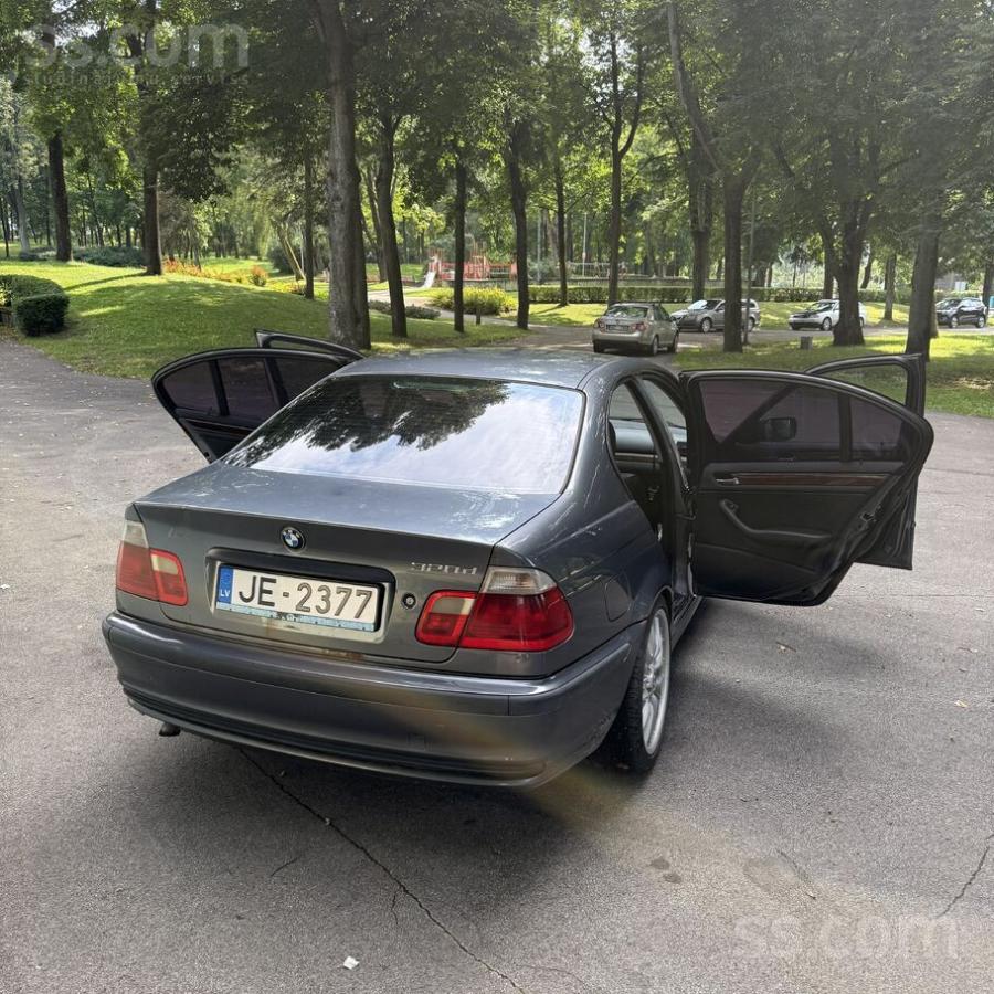 Pelēks BMW 320 2001 Rīga, ar dzinēja tilpumu 2.00 L un nobraukumu 369 tūkst. km par 1500 €, foto 6 vietnē AUTOMOTO.COM.LV