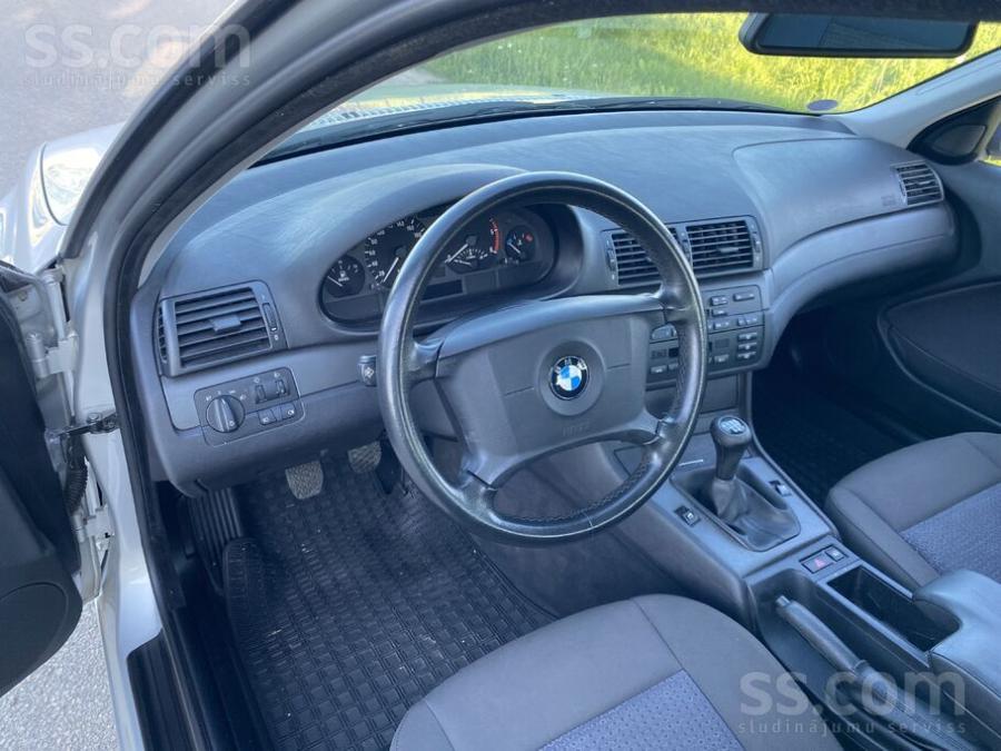 Grey BMW 320 2001 in Ludza, with an engine capacity of 2.00 L and mileage of 0 thousand km for 2900 €, photo 12 on AUTOMOTO.COM.LV