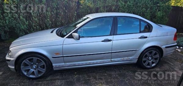 Pelēks BMW 320 2001 Rīga, ar dzinēja tilpumu 2.00 L un nobraukumu 395 tūkst. km par 750 €, foto 3 vietnē AUTOMOTO.COM.LV