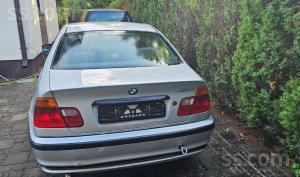 Grey BMW 320 2001 in Riga, with an engine capacity of 2.00 L and mileage of 395 thousand km for 750 €, photo 5 on AUTOMOTO.COM.LV