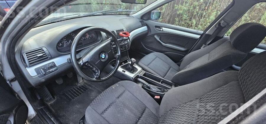 Grey BMW 320 2001 in Riga, with an engine capacity of 2.00 L and mileage of 395 thousand km for 750 €, photo 8 on AUTOMOTO.COM.LV