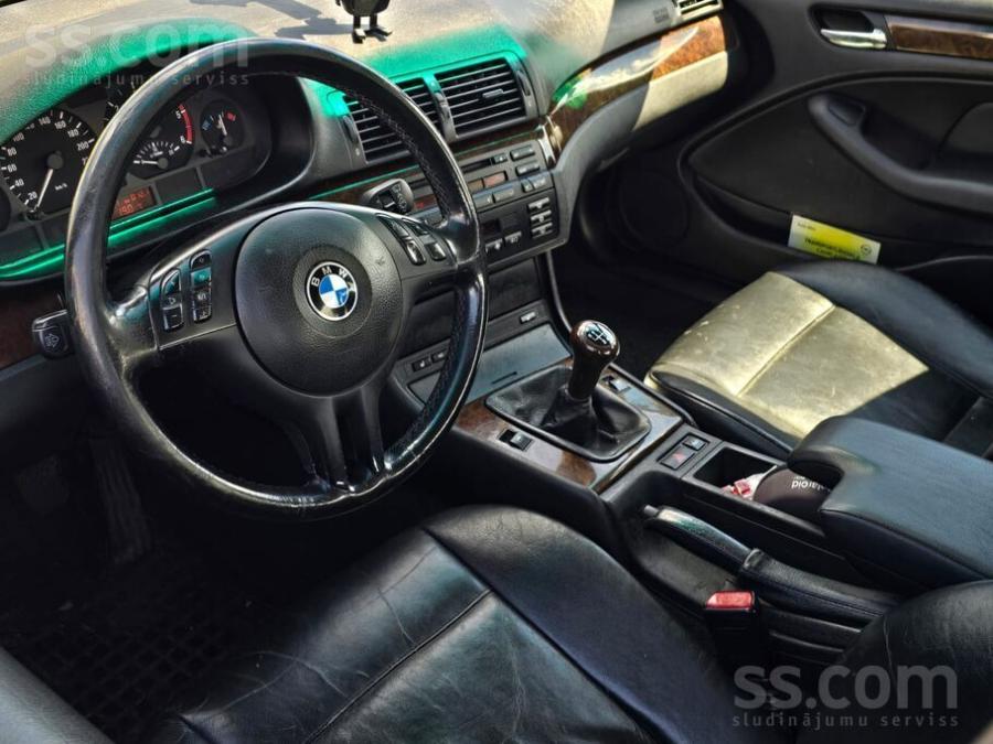 Grey BMW 320 2001 in Riga, with an engine capacity of 2.00 L and mileage of 425 thousand km for 2400 €, photo 13 on AUTOMOTO.COM.LV