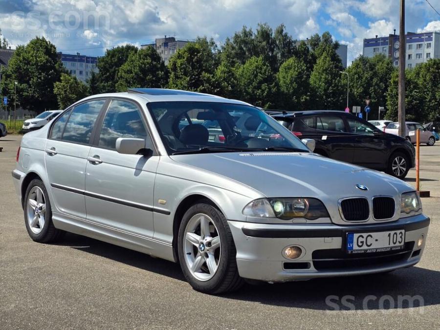 Grey BMW 320 2001 in Riga, with an engine capacity of 2.00 L and mileage of 425 thousand km for 2400 €, photo 14 on AUTOMOTO.COM.LV