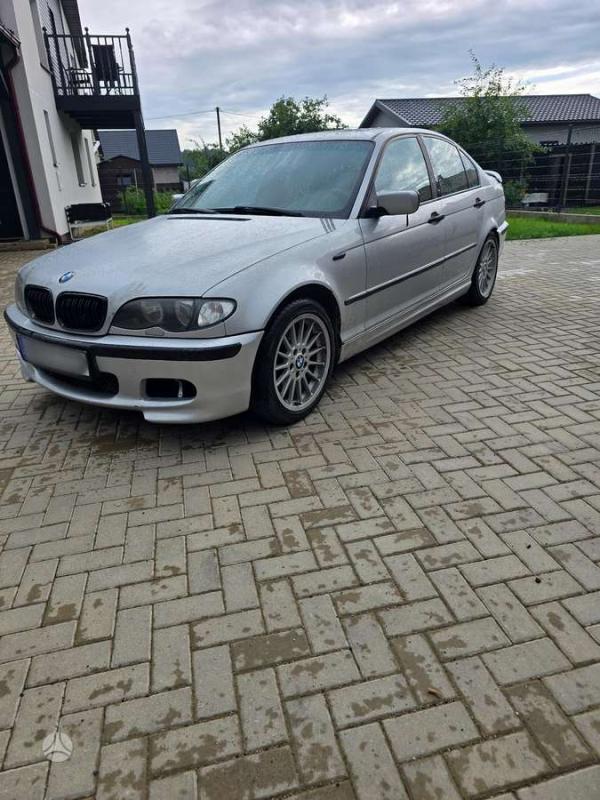 Pelēks BMW 320 2001 Viļņa, ar dzinēja tilpumu 2.00 L un nobraukumu 424 tūkst. km par 1500 €, foto 3 vietnē AUTOMOTO.COM.LV