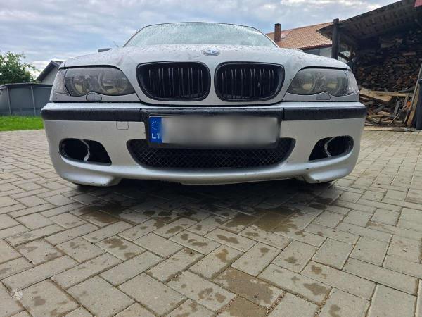 Pelēks BMW 320 2001 Viļņa, ar dzinēja tilpumu 2.00 L un nobraukumu 424 tūkst. km par 1500 €, foto 7 vietnē AUTOMOTO.COM.LV