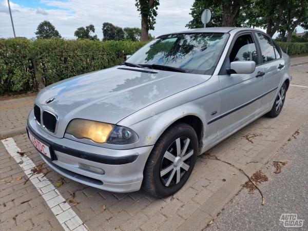 Grey BMW 320 2001 in Ukmerge, with an engine capacity of 2.00 L and mileage of 380 thousand km for 750 €, photo 1 on AUTOMOTO.COM.LV