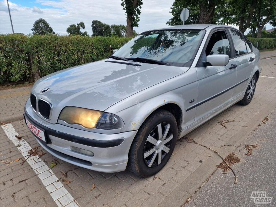 Grey BMW 320 2001 in Ukmerge, with an engine capacity of 2.00 L and mileage of 380 thousand km for 750 €, photo 1 on AUTOMOTO.COM.LV