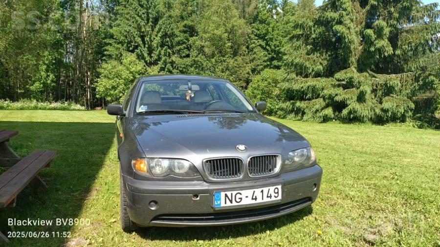 Pelēks BMW 320 2002 Cēsis, ar dzinēja tilpumu 2.00 L un nobraukumu 332 tūkst. km par 2400 €, foto 1 vietnē AUTOMOTO.COM.LV