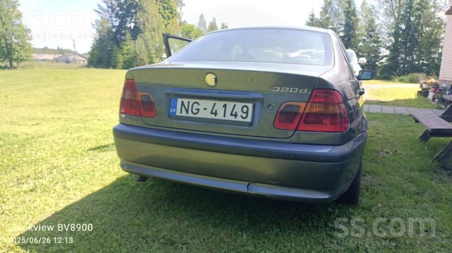 Pelēks BMW 320 2002 Cēsis, ar dzinēja tilpumu 2.00 L un nobraukumu 332 tūkst. km par 2400 €, foto 6 vietnē AUTOMOTO.COM.LV
