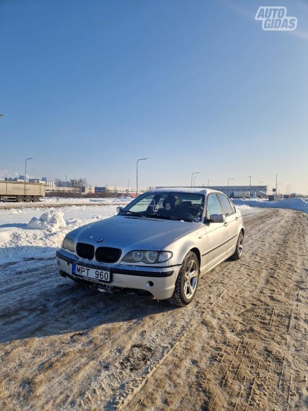 Grey BMW 320 2002 in Klaipeda, with an engine capacity of 2.00 L and mileage of 400 thousand km for 1200 €, photo 1 on AUTOMOTO.COM.LV
