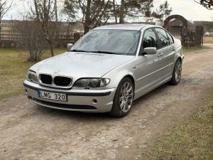 Grey BMW 320 2002 in Vilnius, with an engine capacity of 2.00 L and mileage of 347 thousand km for 999 €, photo 4 on AUTOMOTO.COM.LV