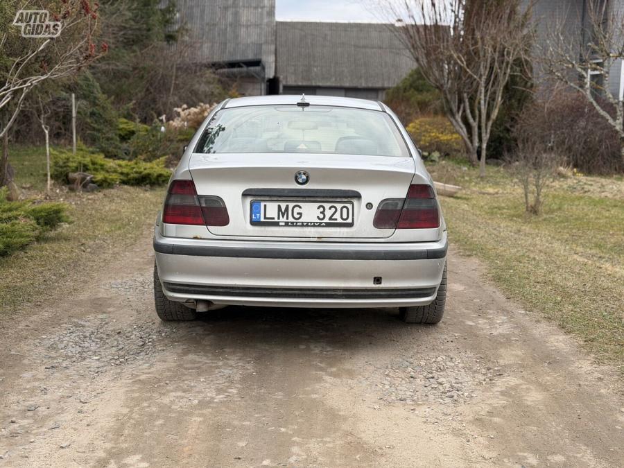 Grey BMW 320 2002 in Vilnius, with an engine capacity of 2.00 L and mileage of 347 thousand km for 999 €, photo 6 on AUTOMOTO.COM.LV