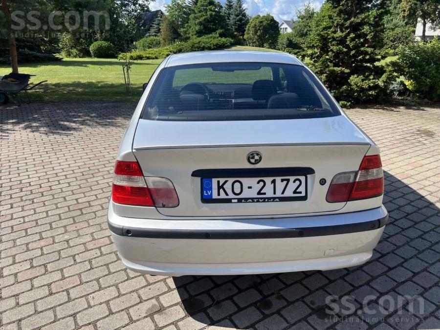 Grey BMW 320 2002 in Riga, with an engine capacity of 2.00 L and mileage of 317 thousand km for 2500 €, photo 6 on AUTOMOTO.COM.LV