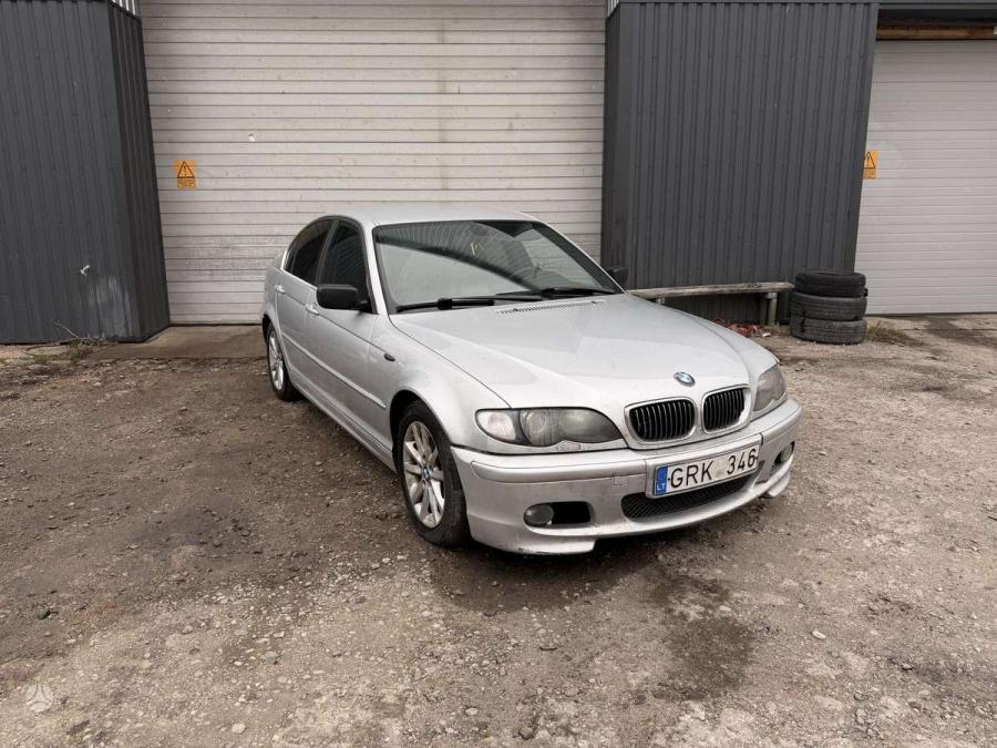 Pelēks BMW 320 2003 Radviliškis, ar dzinēja tilpumu 2.00 L un nobraukumu 350 tūkst. km par 1900 €, foto 1 vietnē AUTOMOTO.COM.LV