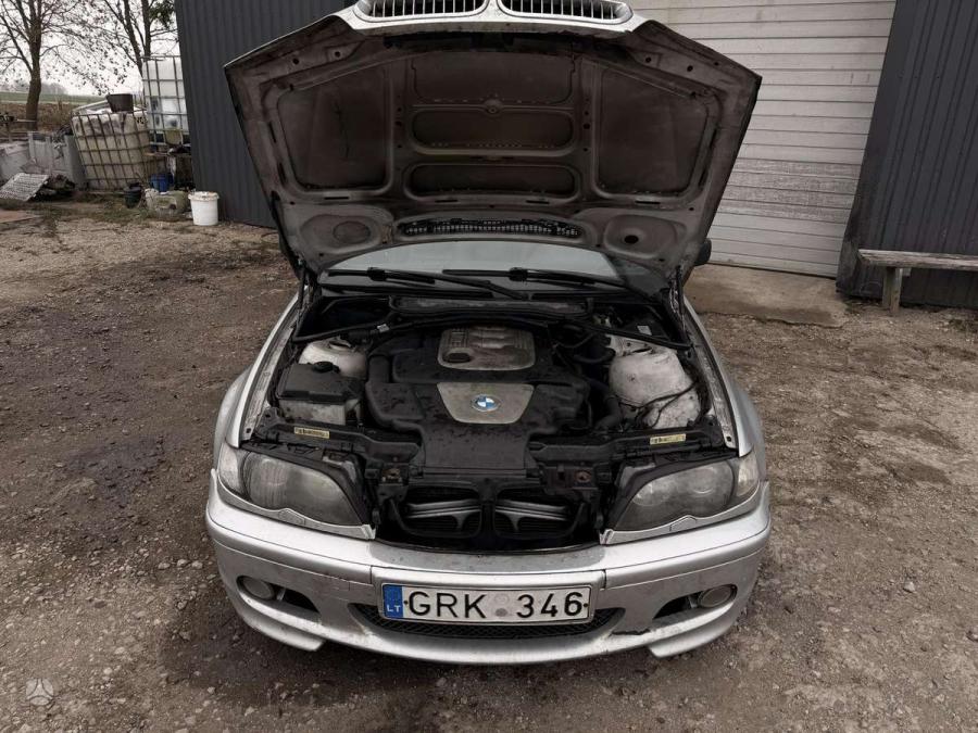 Pelēks BMW 320 2003 Radviliškis, ar dzinēja tilpumu 2.00 L un nobraukumu 350 tūkst. km par 1900 €, foto 5 vietnē AUTOMOTO.COM.LV