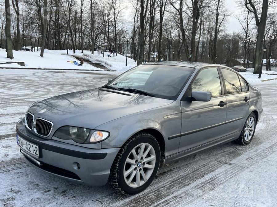 Grey BMW 320 2003 in Riga, with an engine capacity of 2.00 L and mileage of 278 thousand km for 2550 €, photo 1 on AUTOMOTO.COM.LV