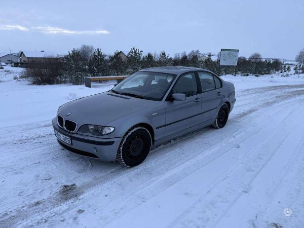 Grey BMW 320 2003 in Raseiniai, with an engine capacity of 2.00 L and mileage of 235 thousand km for 1500 €, photo 1 on AUTOMOTO.COM.LV