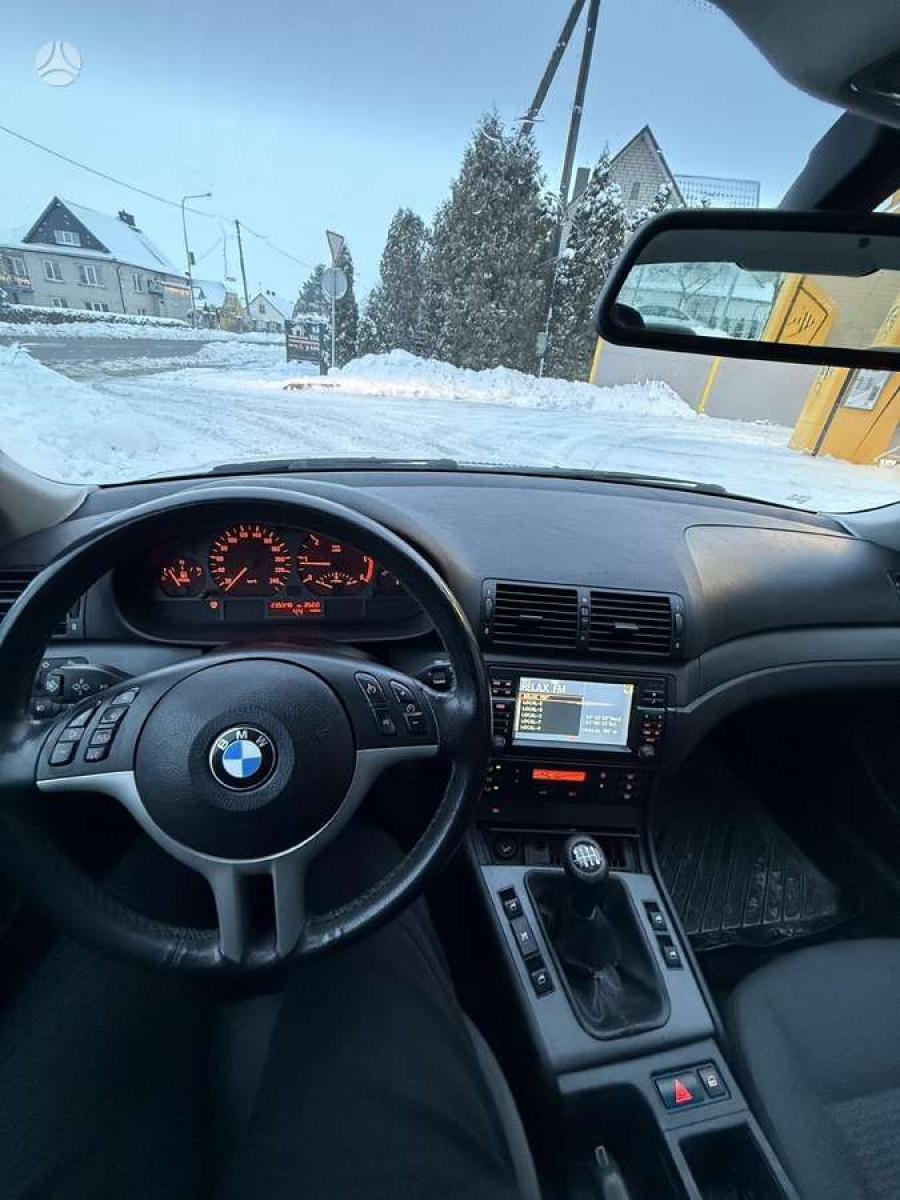 Pelēks BMW 320 2003 Raseiniai, ar dzinēja tilpumu 2.00 L un nobraukumu 235 tūkst. km par 1500 €, foto 7 vietnē AUTOMOTO.COM.LV