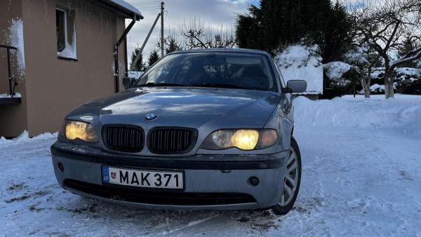 Pelēks BMW 320 2003 Klaipėda, ar dzinēja tilpumu 2.00 L un nobraukumu 383 tūkst. km par 2200 €, foto 1 vietnē AUTOMOTO.COM.LV