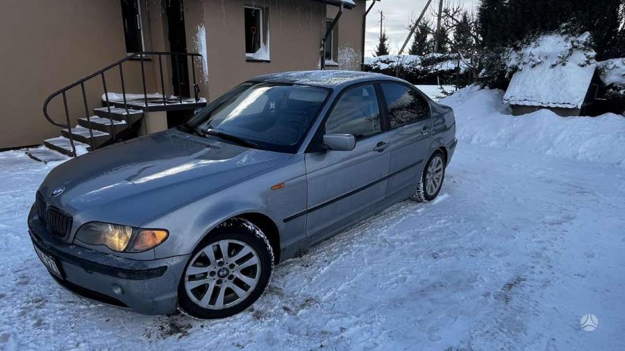 Grey BMW 320 2003 in Klaipeda, with an engine capacity of 2.00 L and mileage of 383 thousand km for 2200 €, photo 2 on AUTOMOTO.COM.LV