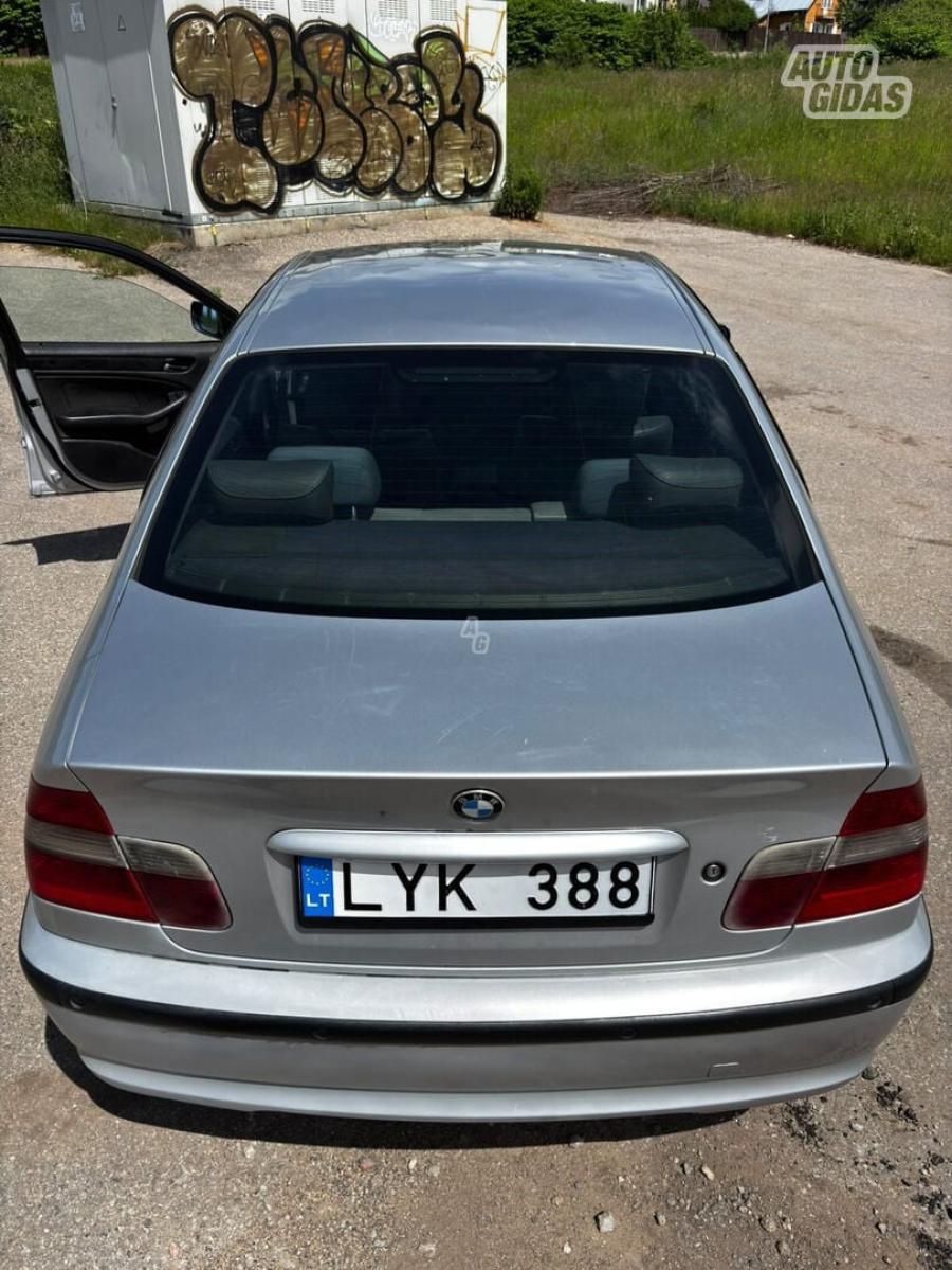 Pelēks BMW 320 2003 Viļņa, ar dzinēja tilpumu 2.00 L un nobraukumu 262 tūkst. km par 1500 €, foto 5 vietnē AUTOMOTO.COM.LV