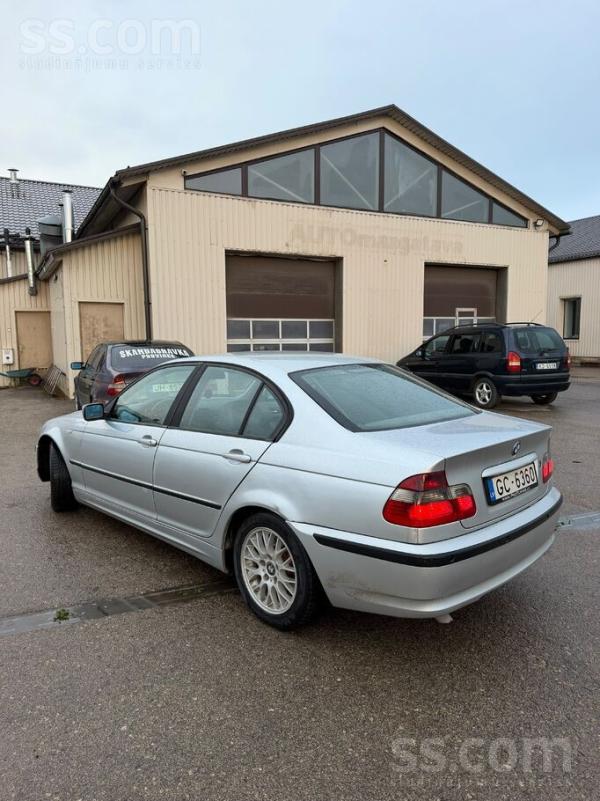 Pelēks BMW 320 2003 Rēzekne, ar dzinēja tilpumu 2.00 L un nobraukumu 382 tūkst. km par 2250 €, foto 2 vietnē AUTOMOTO.COM.LV